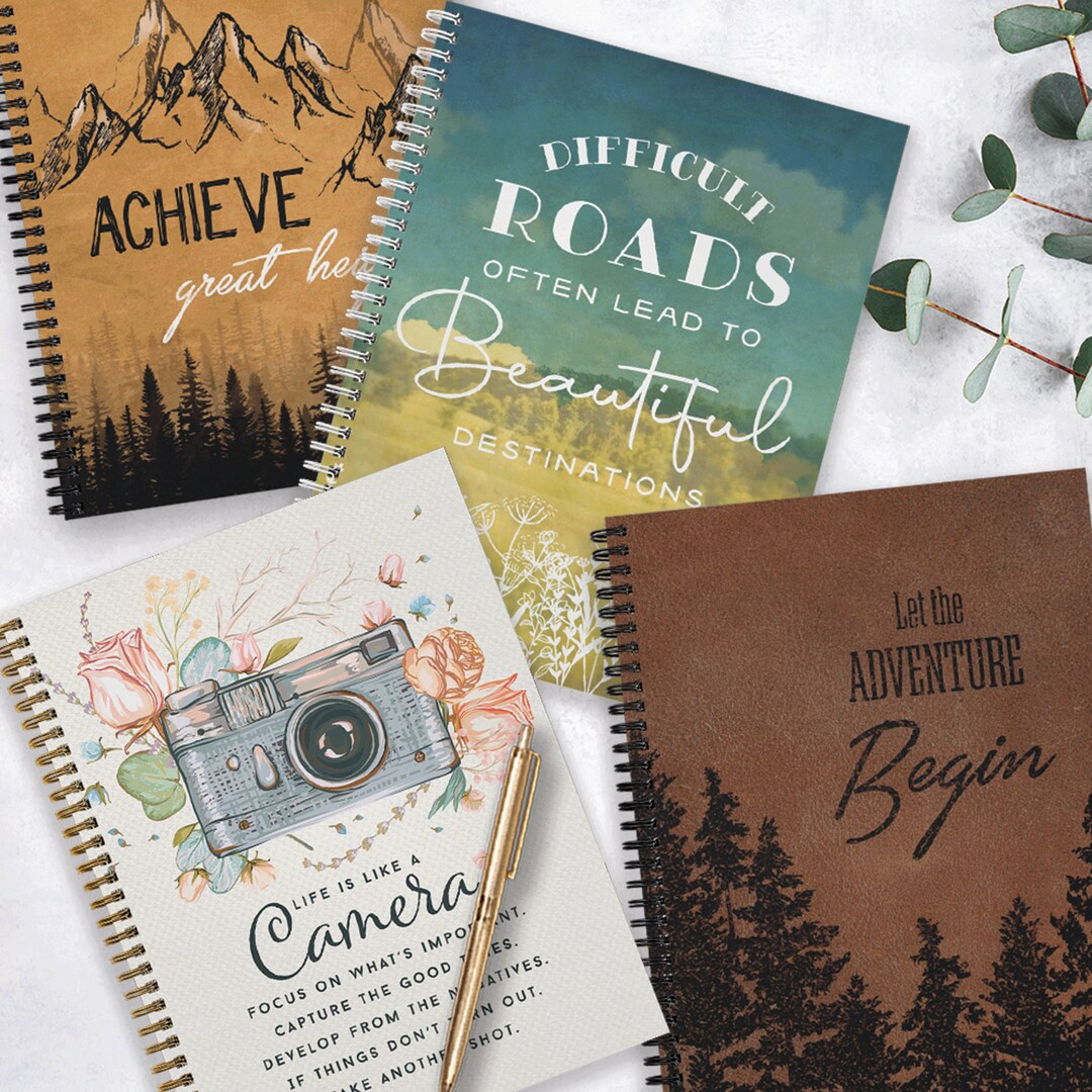 Choose Your Motivational Softcover Spiral Notebook, 120 Lined Pages ...