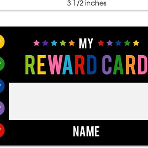 Classroom Reward Card / 100 Behavior Reward Cards for Teachers Students ...