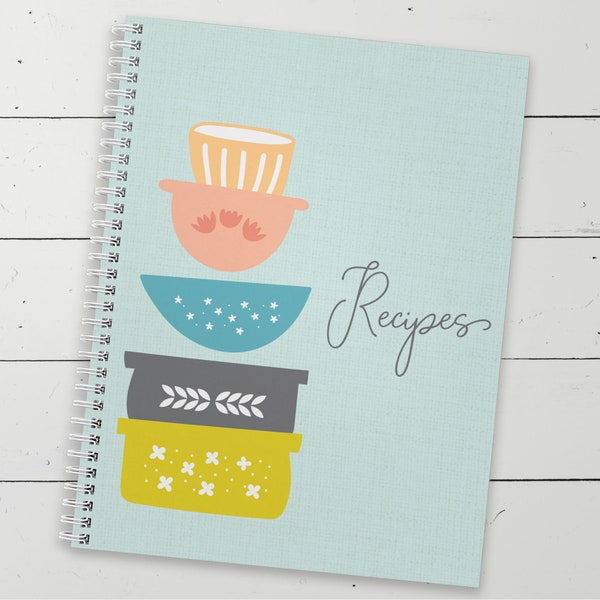 Recipe Notebook - Etsy