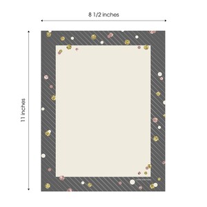 Confetti Party Letterhead / 50 Sheets / 8.5 X 11 All Occasion ...