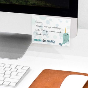 Cute Animal Pun Sticky Note Pads / 4" X 3" Clever Sticky Notes / Set of ...