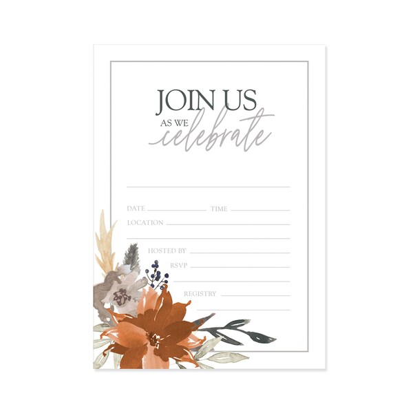Fill in Invitations - Etsy