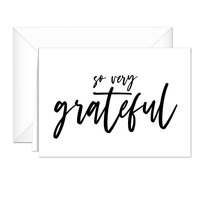 Grateful Card - Etsy