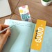 Modern Motivational Bookmark Assortment / 2 X 6 Paper Bookmarks / Bulk ...