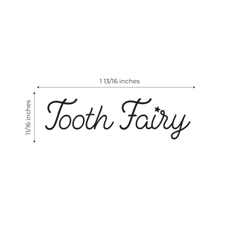 Tooth Fairy Signature Stamp / 2000 Plus Self Inking Rubber - Etsy