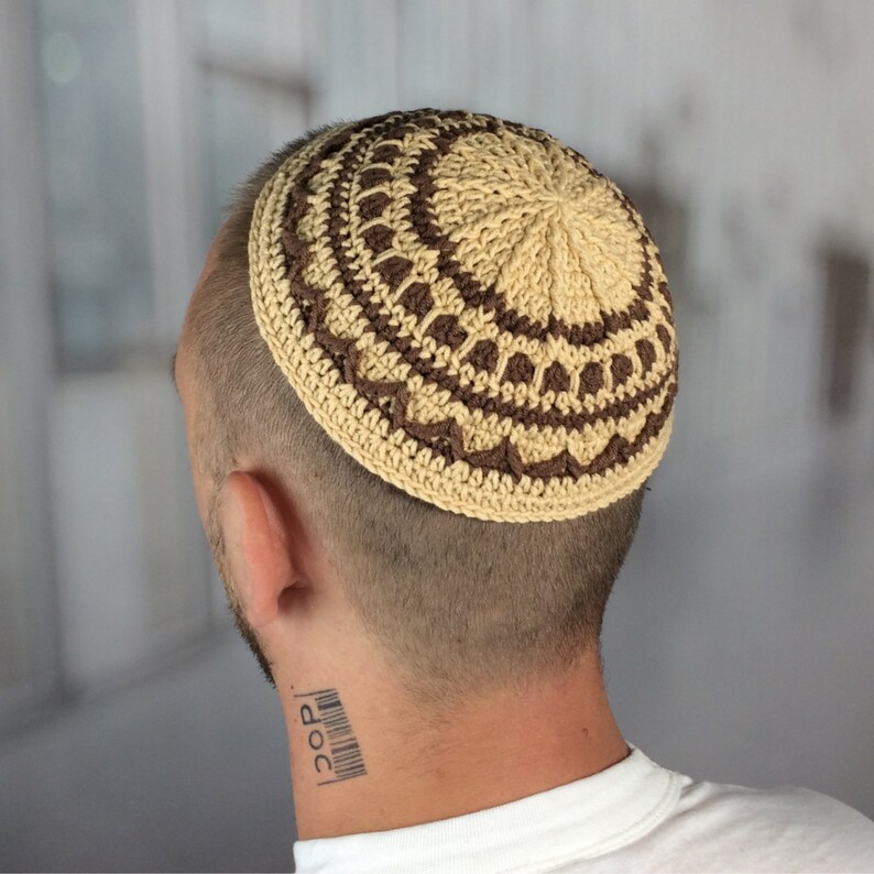 Frik Kippah: Jewish Yarmulke Custom Crochet Kippot Gift - Etsy