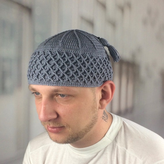 Dual Weave Large Muslim Kufi Hat Mens Prayer Kufi With Tassel - Etsy