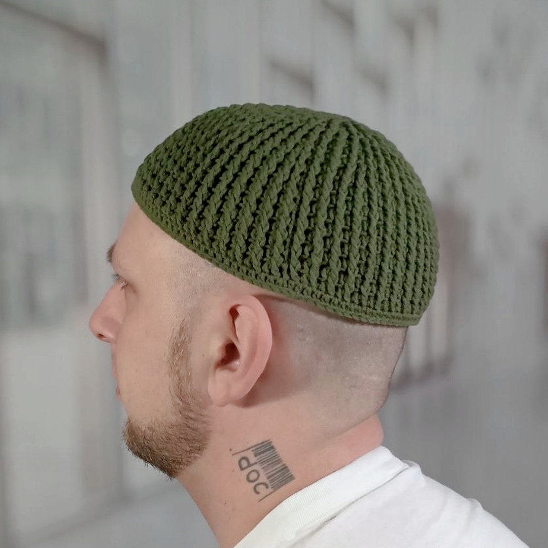 Extra Large Cotton Kippah: Double Sided Weaving, Jewish Star Design - Etsy