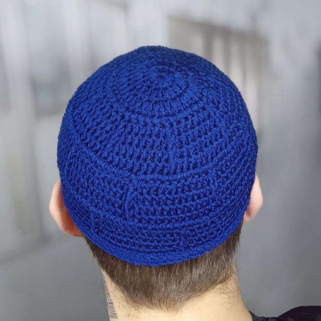 Jacobs Wheel Kippah Large Custom Big Yarmulke Jew Men Kippot Wool Rosh ...