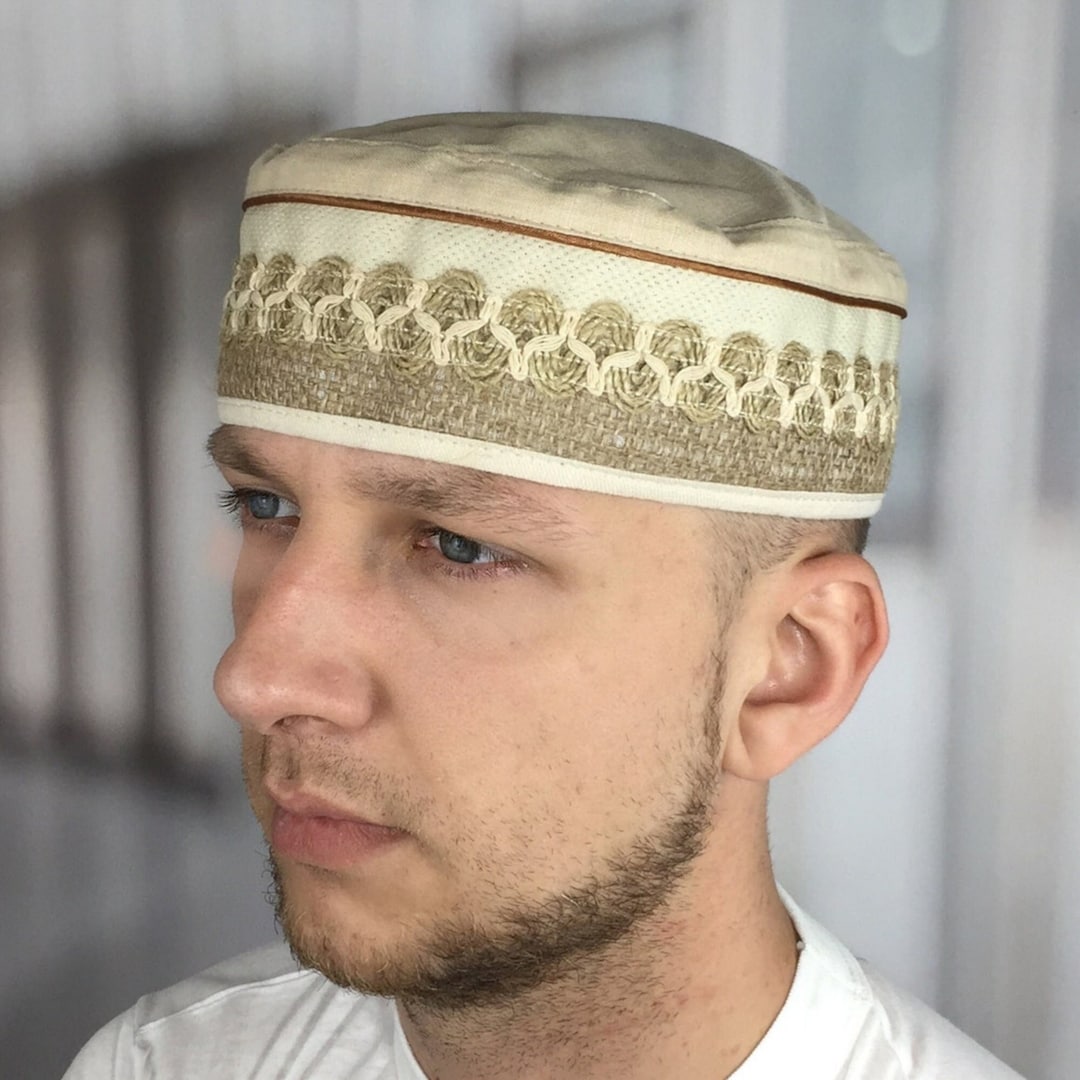 Cotton Kufi Hat: Adjustable Muslim Cap, Eid Ramadan Gift - Etsy