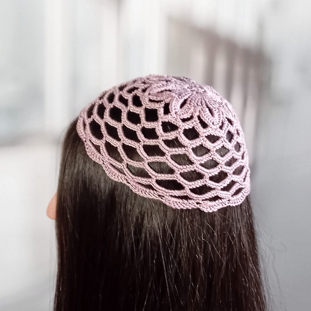 High Holiday Lace Womens Kippot Hiddur Mitzvah Kippah for Ladies Flower ...