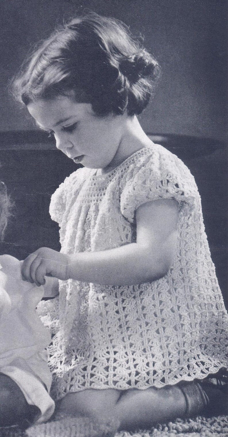 Spool 5199 C. 1944 7 Dresses Crochet Vintage File PDF 0072 - Etsy