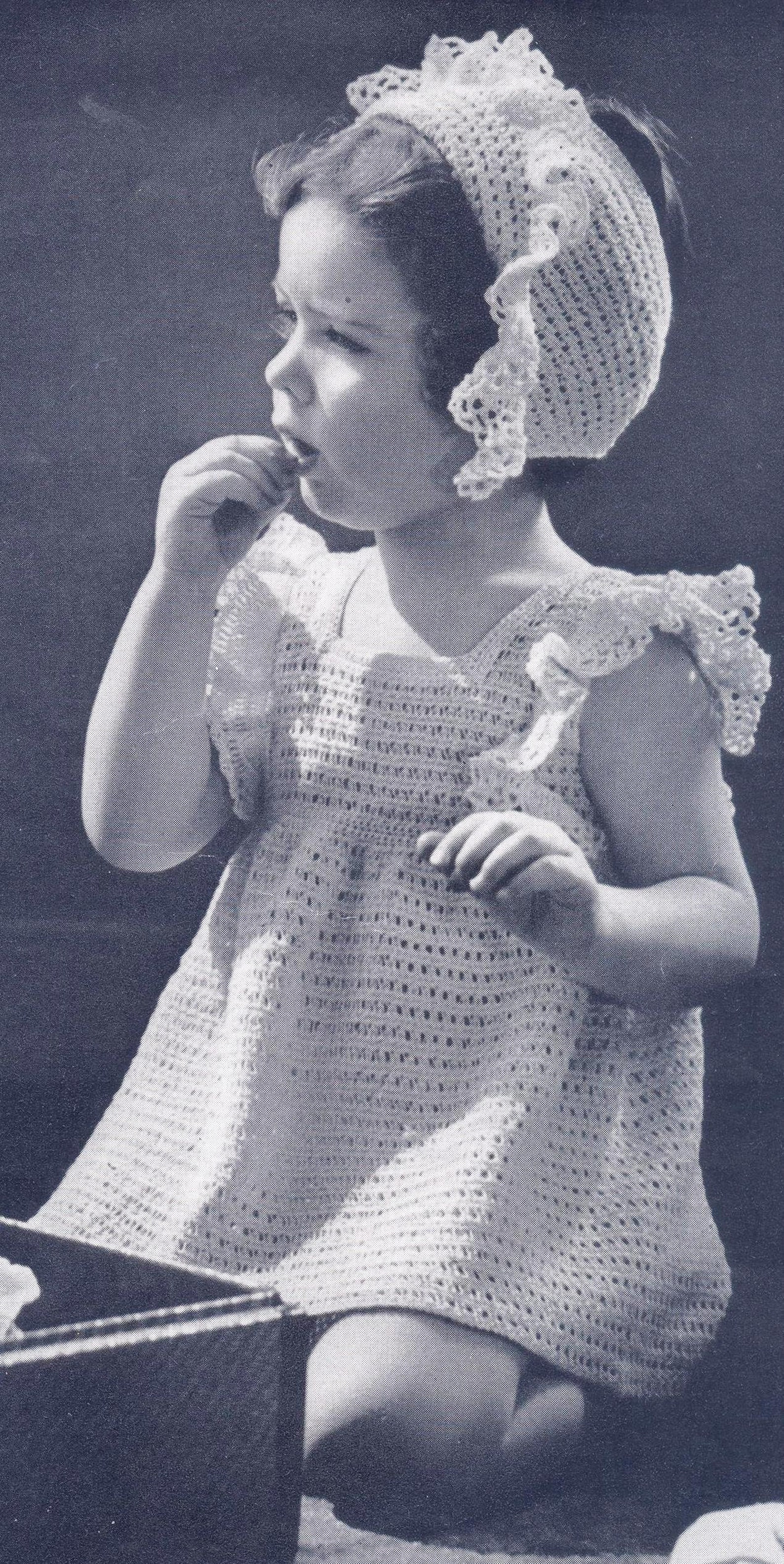 Spool #5199 C. 1944 7 Dresses Crochet Vintage File PDF 0072 - Etsy
