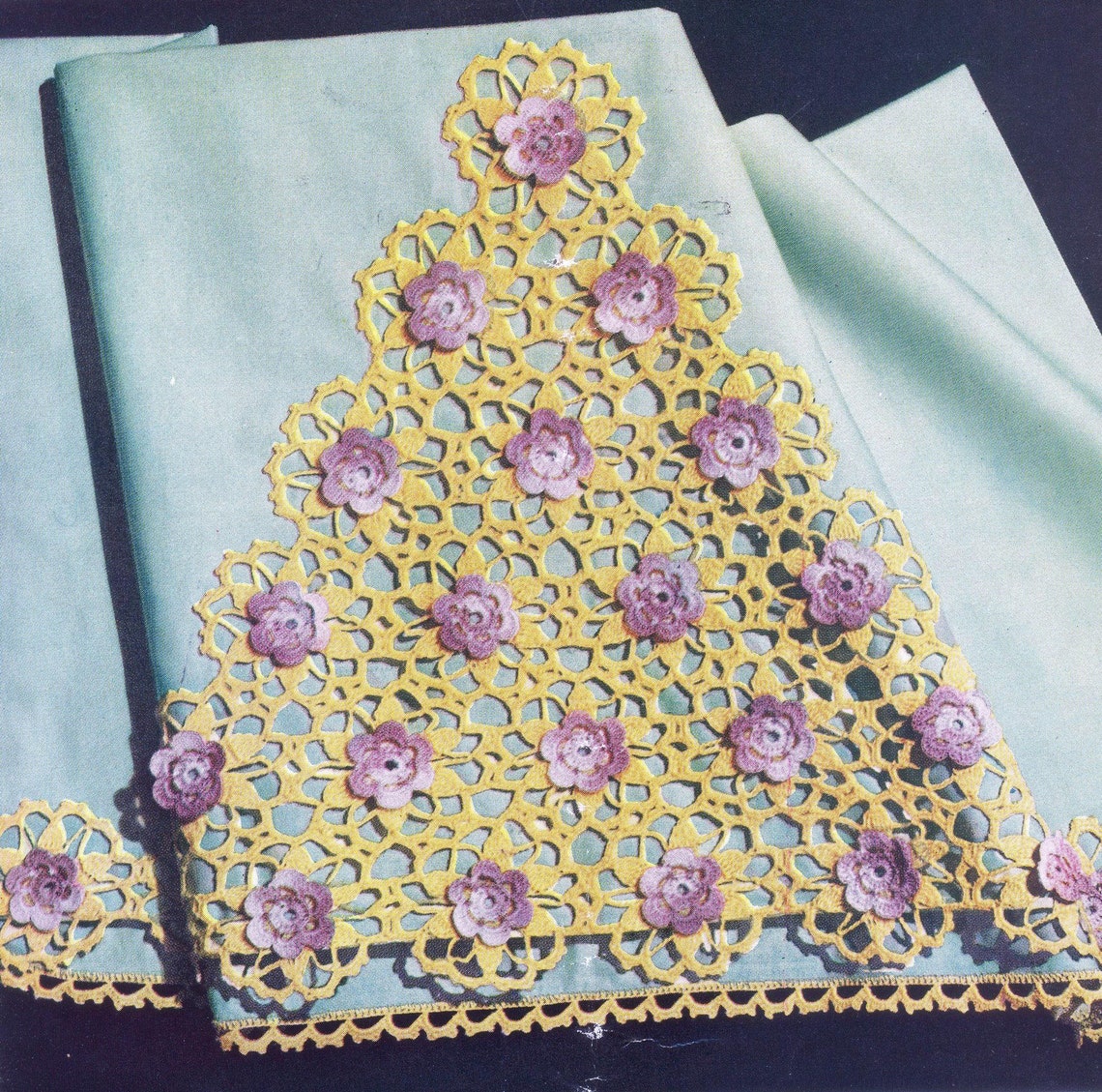 Clarks 264 C. 1950 12 Pillow Projects Crochet Pattern Book - Etsy