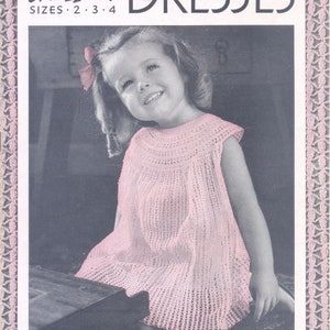 Spool 5199 C. 1944 7 Dresses Crochet Vintage File PDF 0072 - Etsy