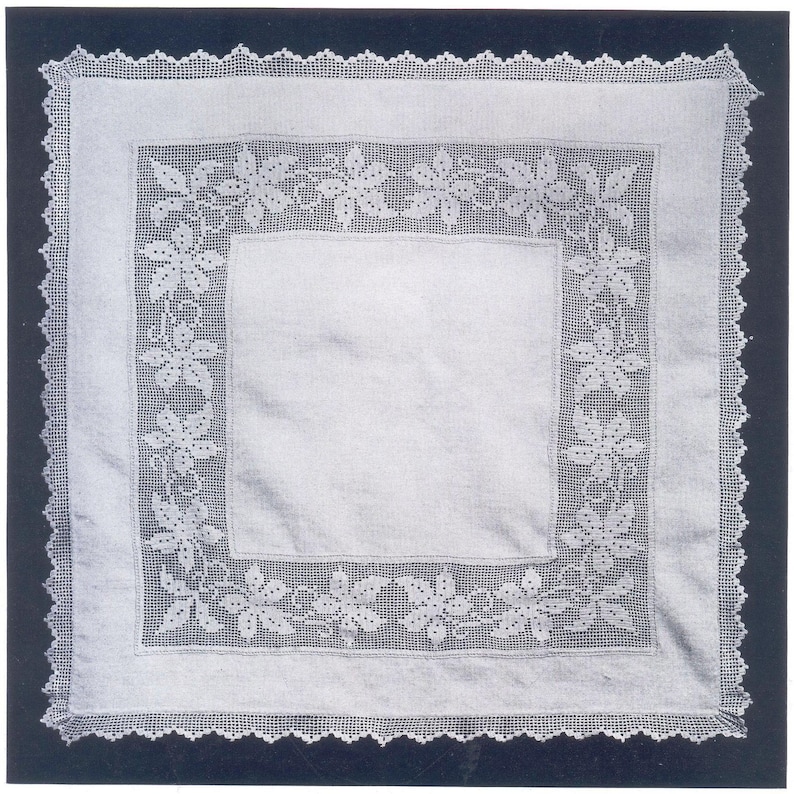 Kirchmaier #2 C. 1913 17 Projects Filet Crochet Book Pattern PDF 0054 ...