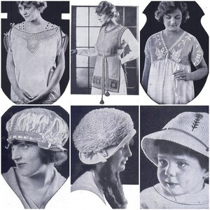 Royal Society #15 C. 1920 Crochet Knitting 27 Patterns Book PDF 0154 - Etsy