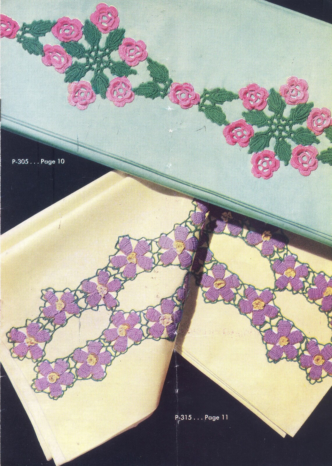 Clarks 264 C. 1950 12 Pillow Projects Crochet Pattern Book - Etsy
