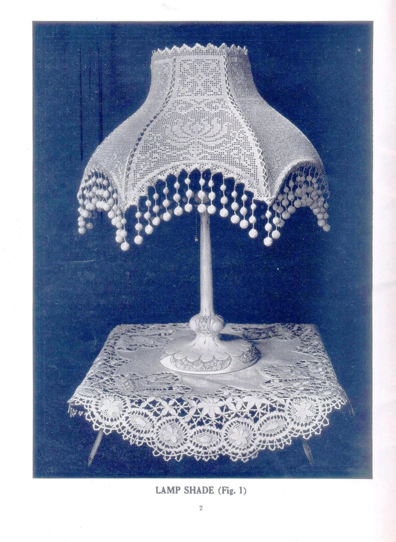 Kirchmaier #2 C. 1913 17 Projects Filet Crochet Book Pattern PDF 0054 ...