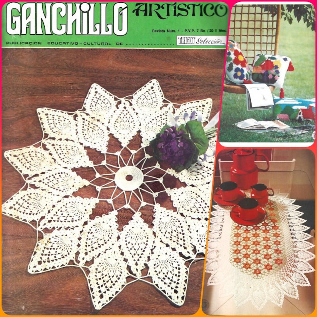 Magic Crochet #1 in Spanish With Graphic Patterns Easy to Follow It PDF ...