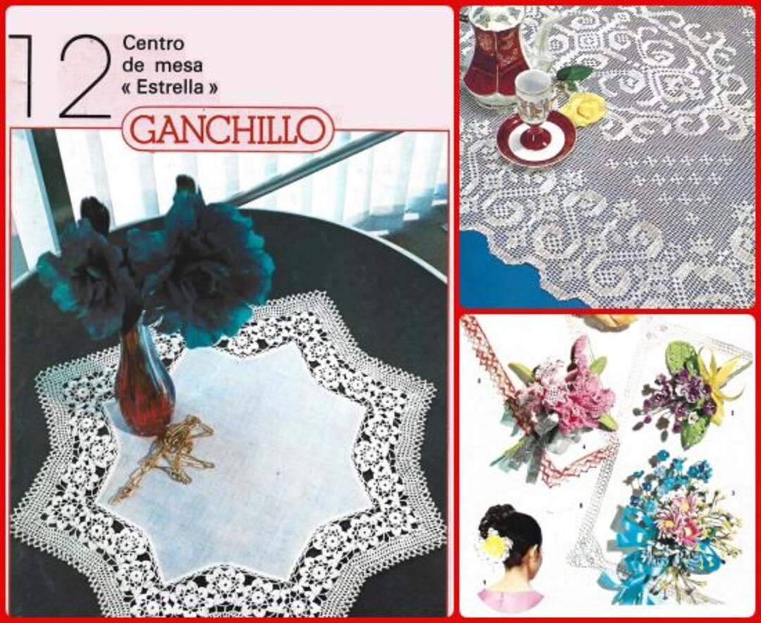 Punto Rama 8 Filet Endding Crochet Spanish Graphic Patterns Easy to ...