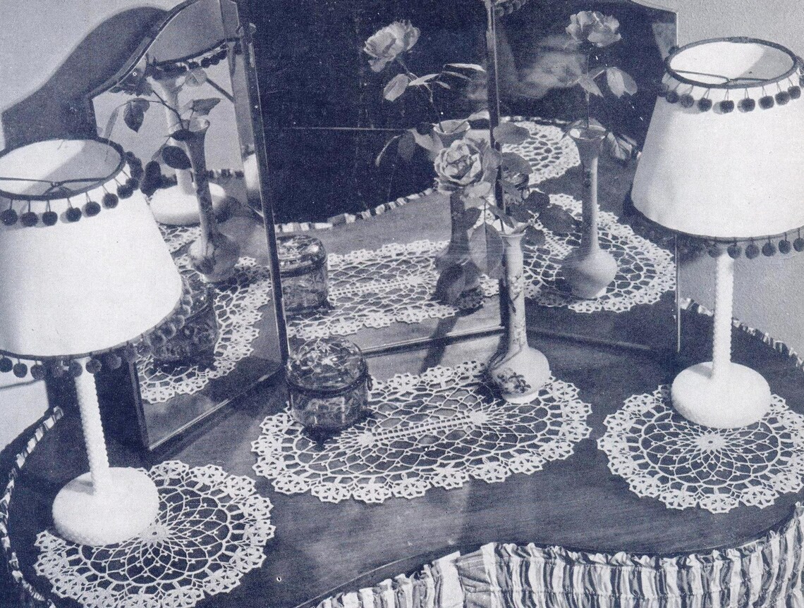 Spool #201 C. 1943 17 Doilies Crochet Pattern Book PDF 0146 - Etsy