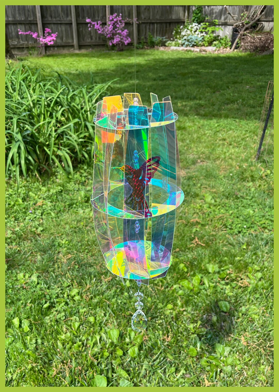 Window Film Windspinner Beautiful Reflective Spinner Handmade Unique ...