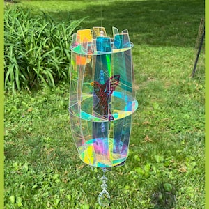 Window Film Windspinner Beautiful Reflective Spinner Handmade Unique ...