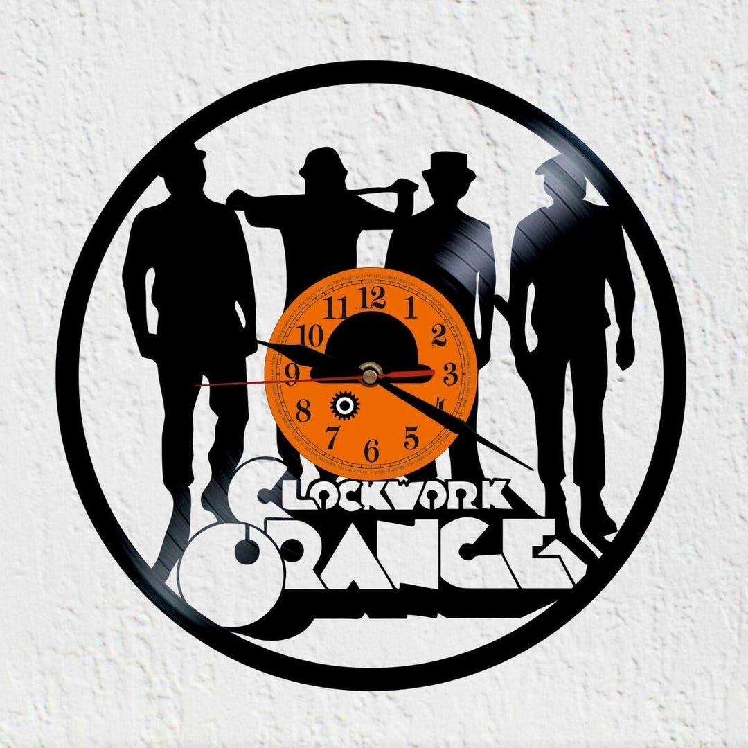 Vinyl Clock Vinyl Wall Clock Hand Made on Real 33 RPM LP Record ...