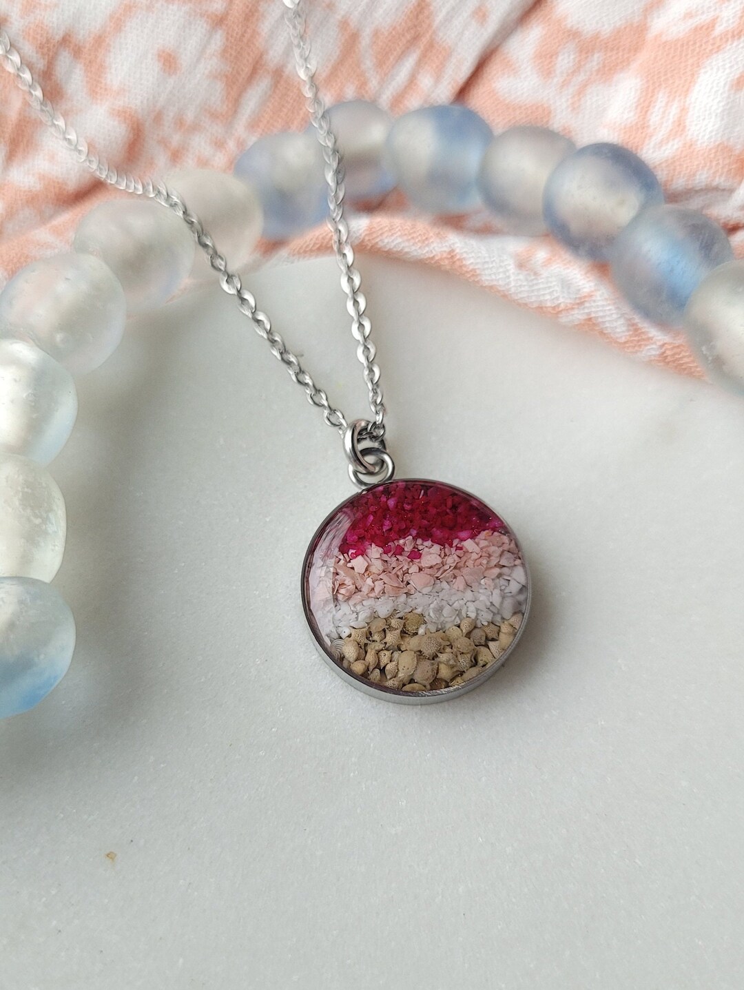 Japan Sand Necklace Okinawa Sand - Etsy