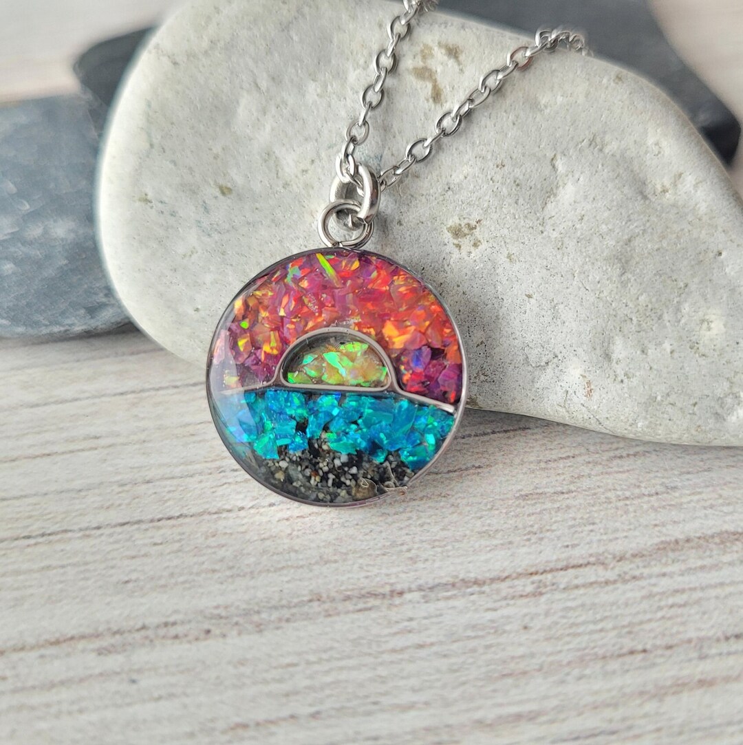 Alaska Sand Sunset, You Pick the Sand or Silt, Stainless Steel - Etsy