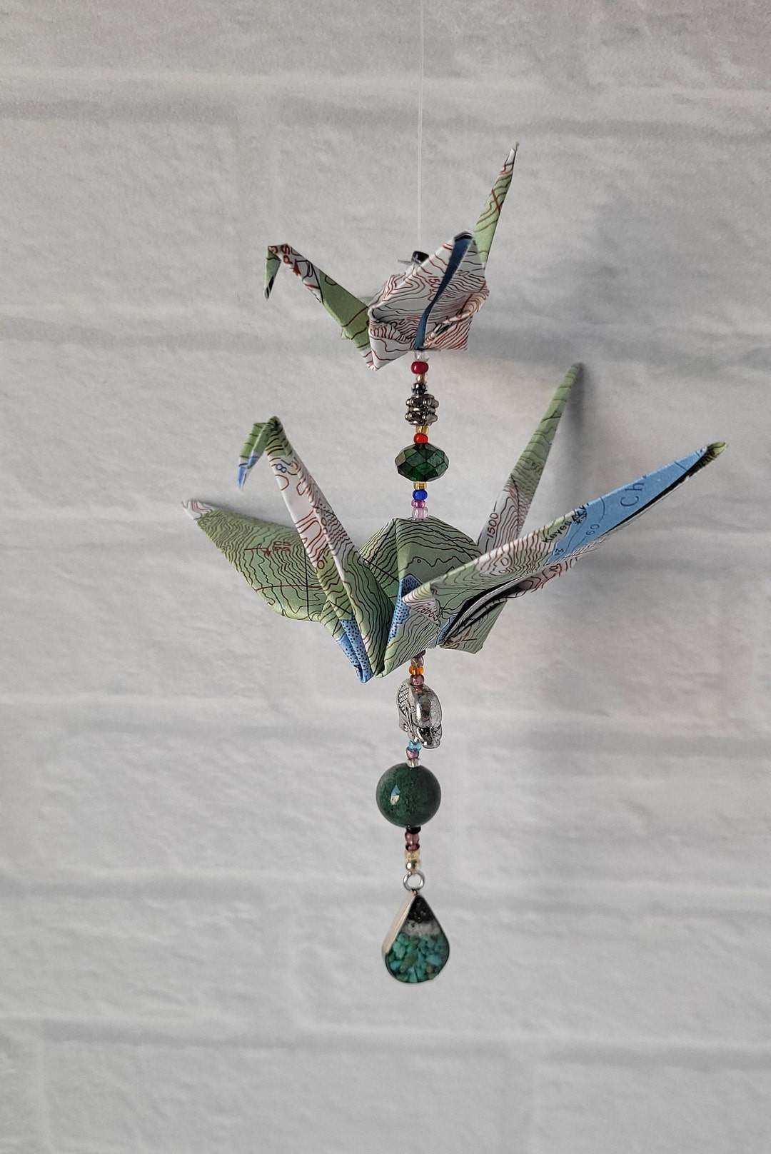 Homer Sand and Cranes, Hand Folded on Alaska Maps - Etsy
