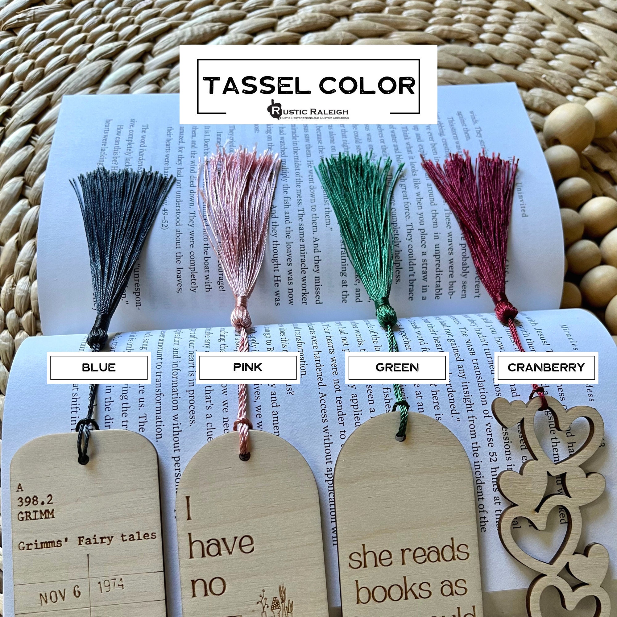 Wooden Library Card Wooden Bookmark, Cute Fun Bookish Engraved Bookmark ...