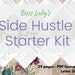 Printable Business Plan Template - Side Hustle Starter Kit for ...