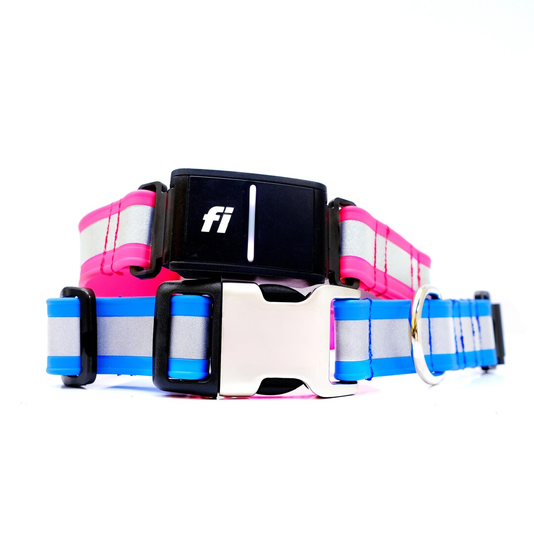 Reflective Biothane Fi Compatible Dog Collar: Waterproof Lightweight Fi ...