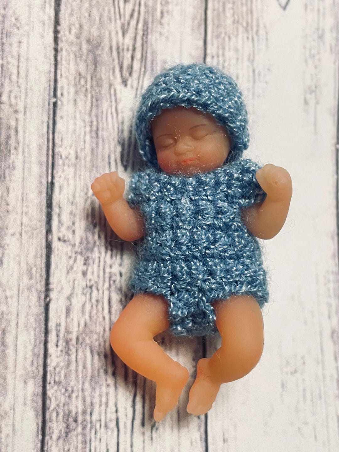Custom Mini Crochet Onsie Set for 2.5” Dolls; Doll Not Included - Etsy UK