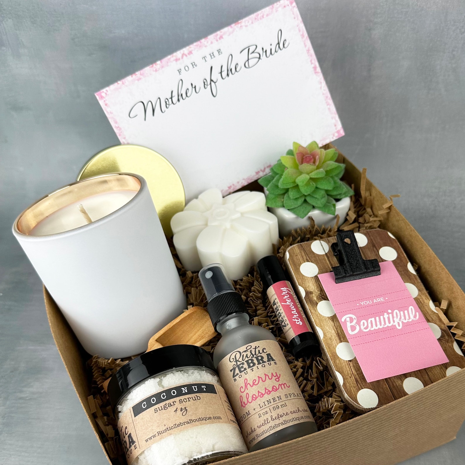 Mother of the Bride Gift Box, Bridal Party Gifts, Wedding Day Gift ...