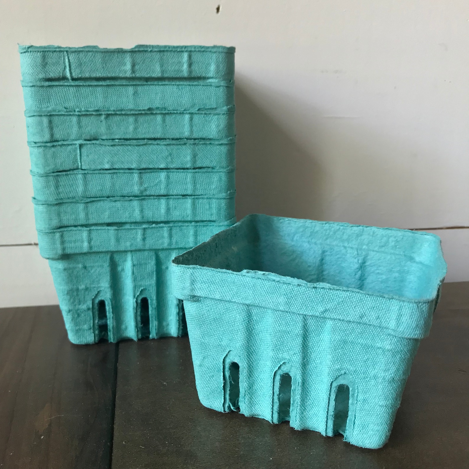 Blue Paper Fruit Cartons (8) - Etsy
