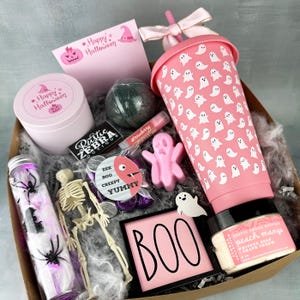 Boo Basket, Halloween Gift Basket for Her, Personalized Halloween Box ...