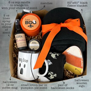 Boo Basket for Her, Halloween Gift Basket, Fall Gift Box, Spooky Basket ...