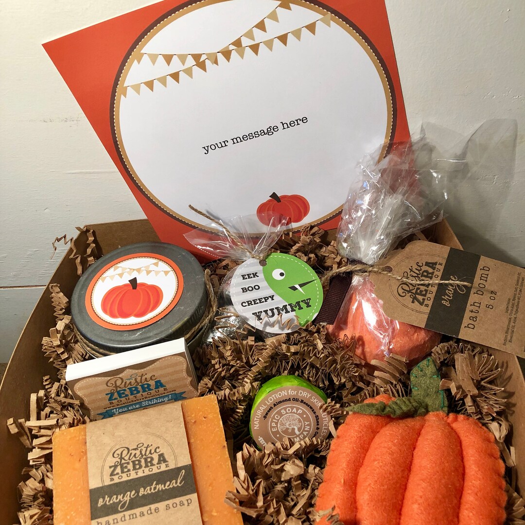 Fall Gift Box, Pumpkin Gift Set, Fall Birthday Box for Mom ...