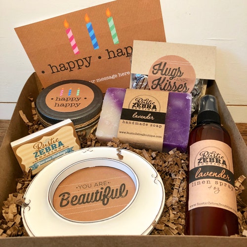 Happy Birthday Gift Box for Her Birthday Gift Box Birthday - Etsy