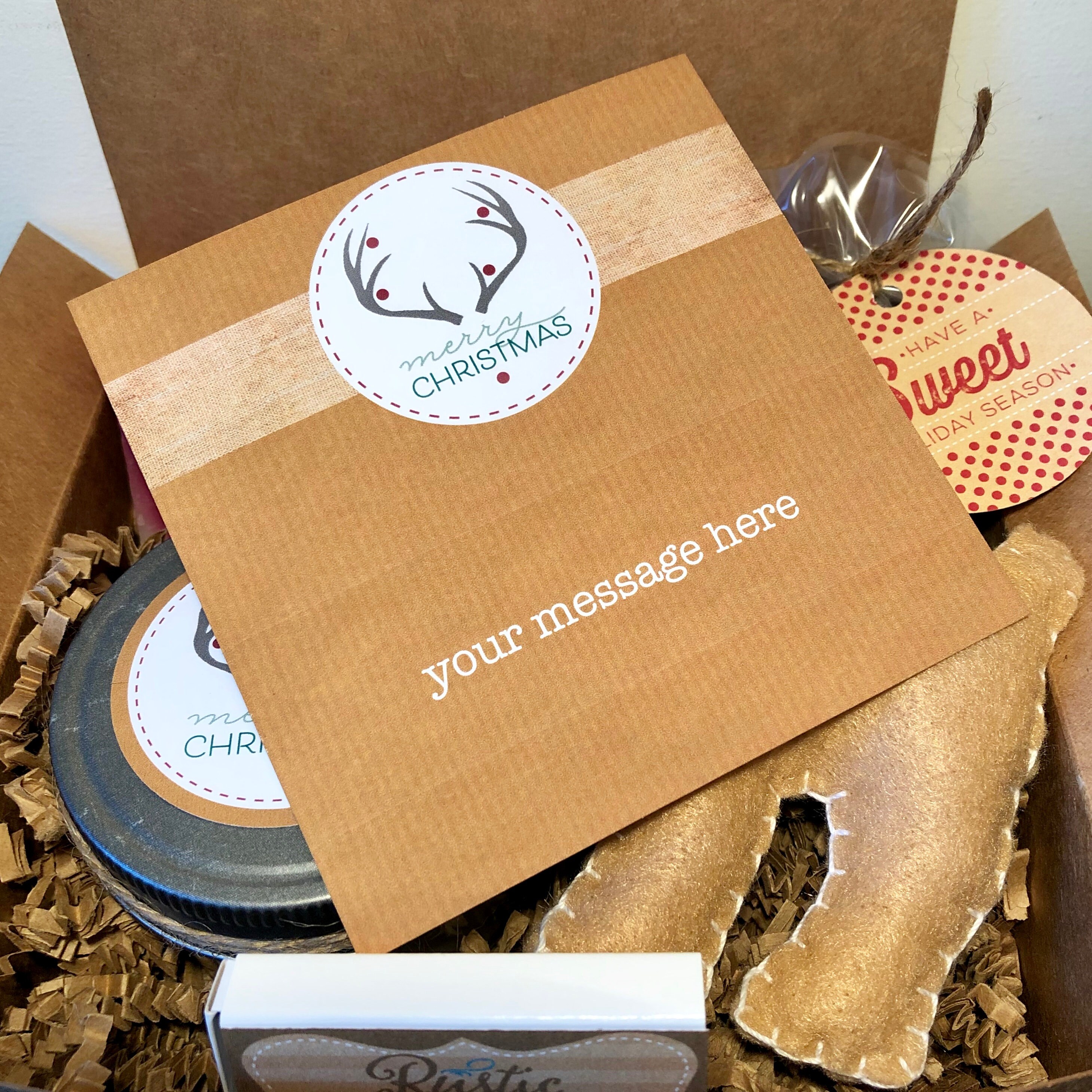 Burr Basket, Christmas Eve Box, Best Gifts for Her, Small Christmas Brr ...