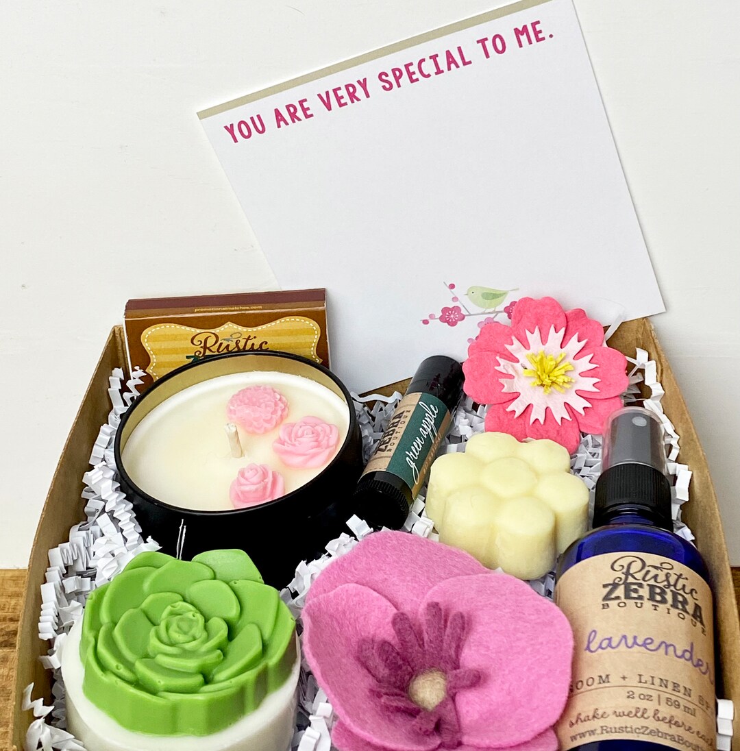 Wildflower Seed Paper Gift Box With Greeting Card Spa Gift Box ...