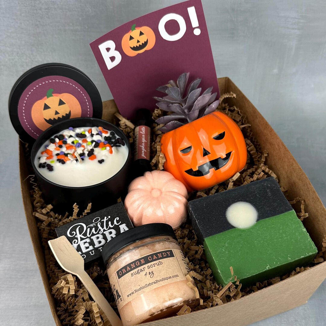 Spooky Boo Basket Adult, Halloween Gift for Her, Hygge Pumpkin Fall ...