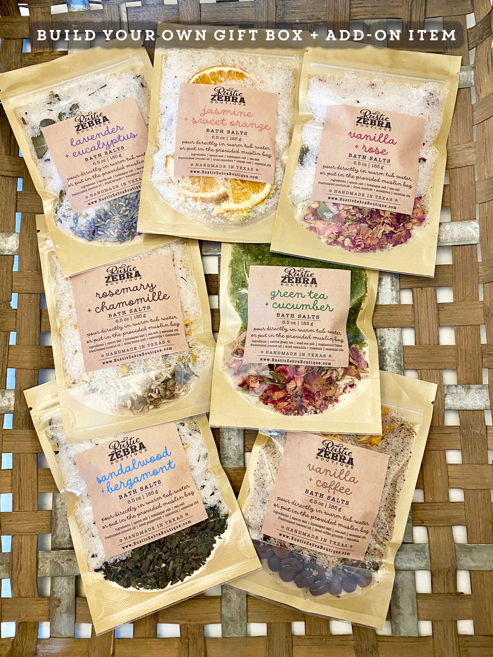 Make Your Own Spa Gift Box Custom Care Package Gift Basket - Etsy