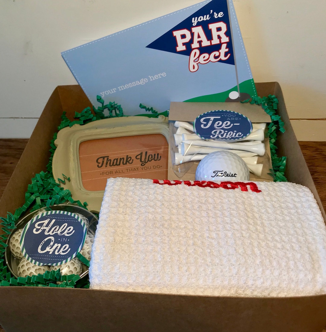 Golf Gift Basket, Groomsmen Proposal Gift Box, Christmas Gifts for Him ...