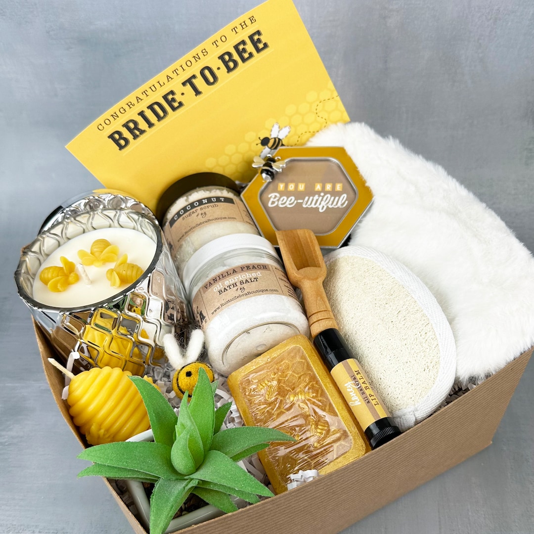 Bride to Bee Gift Basket, Bridal Shower Gift, Wedding Shower Gifts for ...