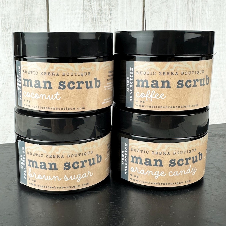 Men Scrub, Exfoliating Scrub, Fall Style Gift, Body Scrub for Men, Self ...