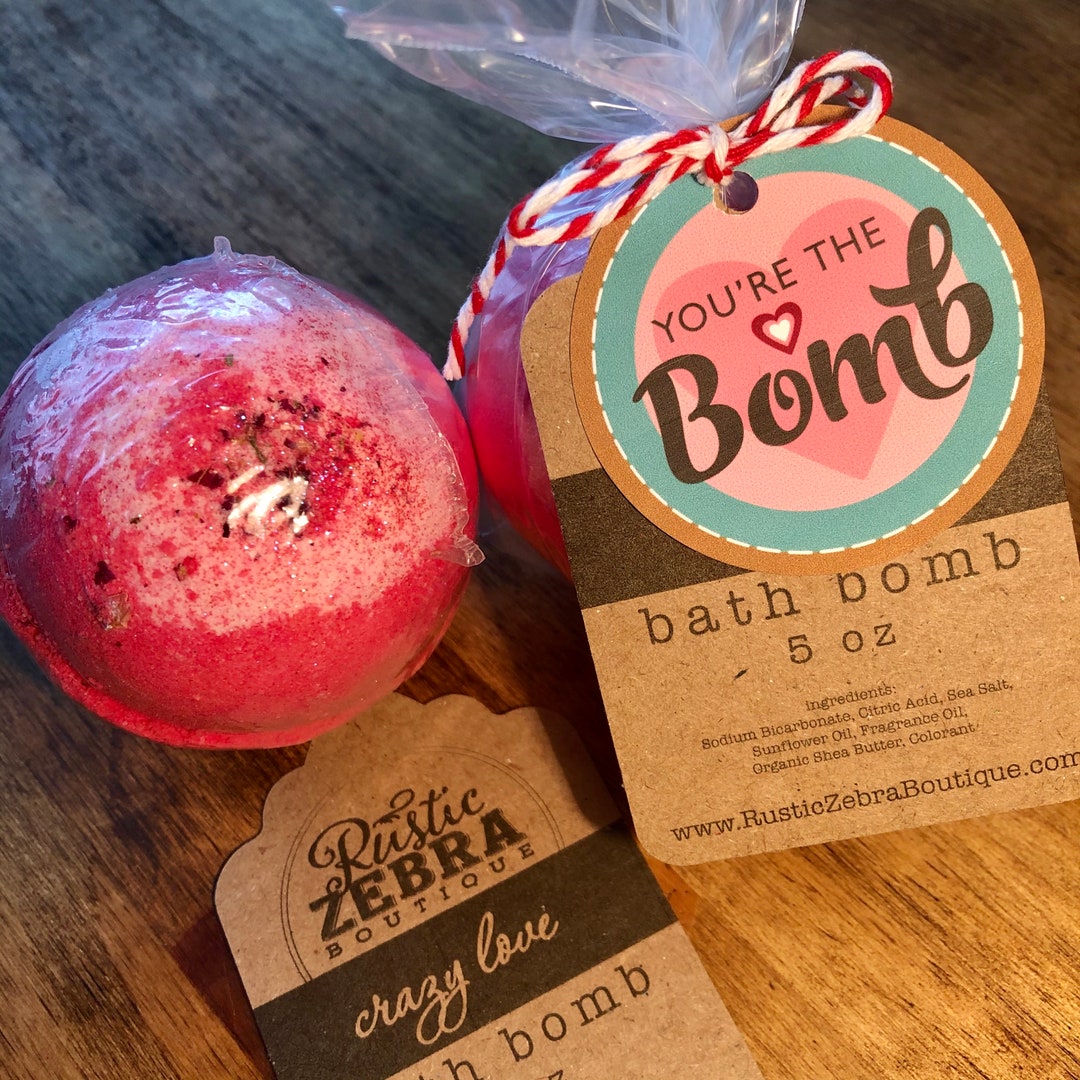 Valentines Bath Bomb You're the Bomb Galentines Bath Bomb 5 Oz ...